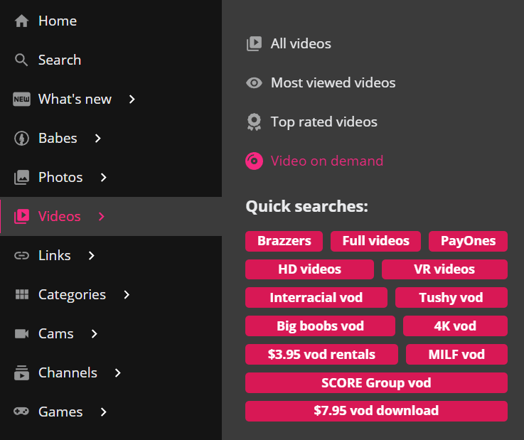 Rent Videos On Demand With Credits Freeones Blog Pornstars Models 8134